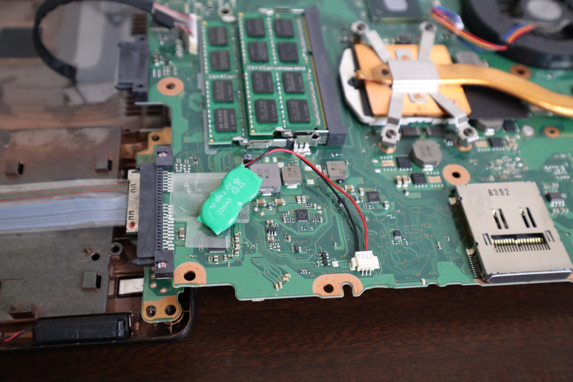 「RTC battery is low」が表示されて、パソコンが起動しない、TOSHIBA製ノートパソコン【B552/H ...